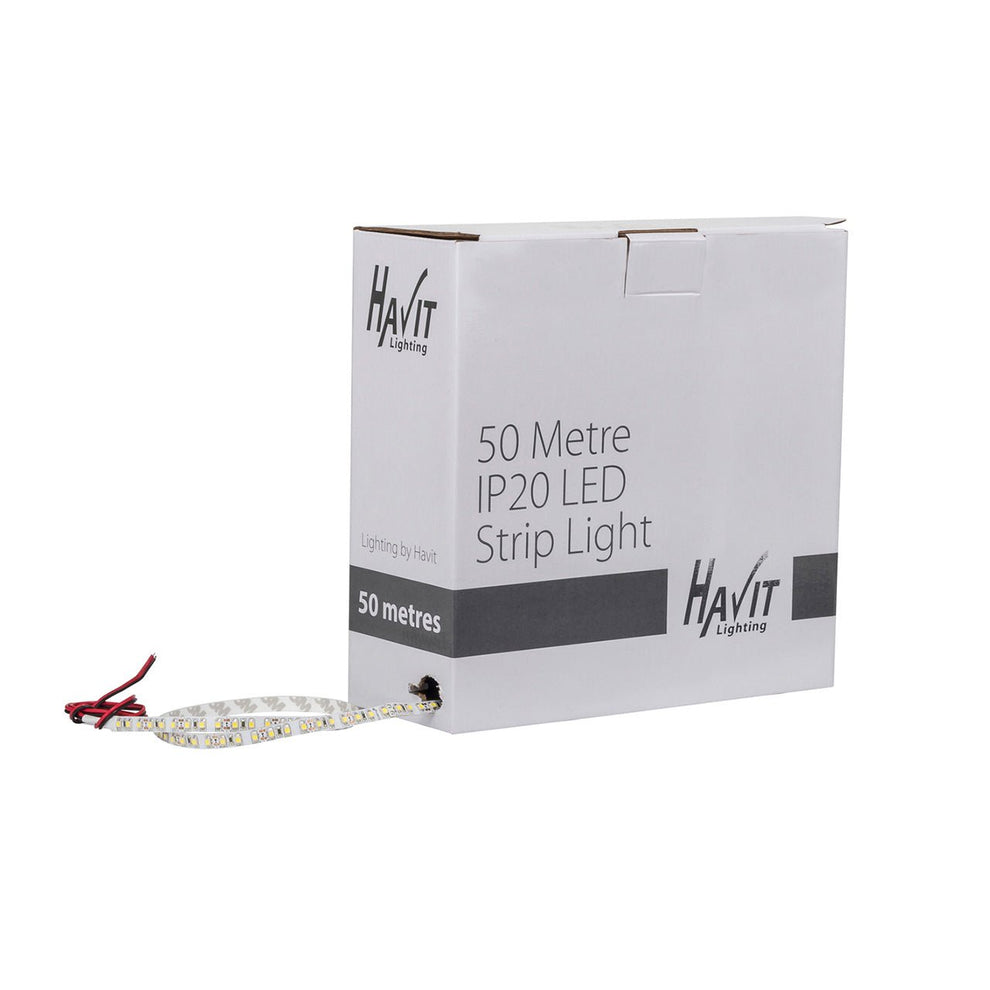 HV9723-IP20-60-3K-50M - 4.8w IP20 LED Strip 3000k 50m Roll – Havit ...